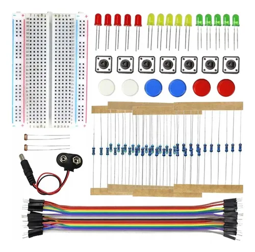 Kit Componentes P Arduino Uno R3 Iniciante Protoboard 400 Mercadolivre