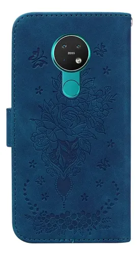 Funda De Teléfono De Piel Azul For Nokia 6.2/7.2 | Meses sin interés