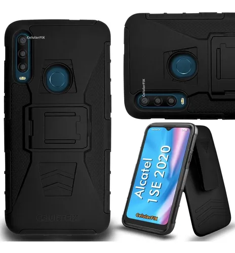Funda Protector P Alcatel 1se 2020 Uso Rudo Con Clip