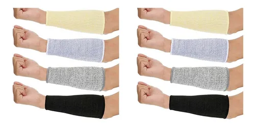 4 Pares De Mangas Resistentes A Cortes Y Quemaduras Para Pie Cuotas