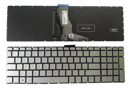 Teclado De Hp 15 Bs 15 Ab 15 Cc 15 Ck 15 Br Plateado Rectang Cuotas