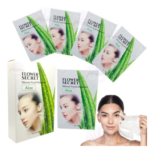 Máscarilla Facial Hidratante Reafirmante Alóe Vera Pack 15 Cuotas Sin