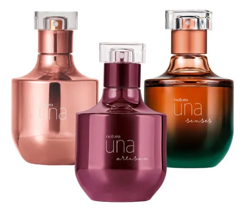 Deo Parfum Una Artisan 75 Ml + Una Senses 75 Ml + Una 75 Ml | Parcelamento sem juros