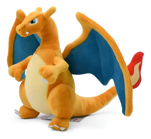 Peluche Suave Mega Charizard Pokémon 25cm - ¡coleccionalo! Naranja ...