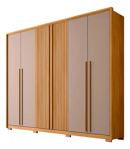 Guarda-roupa Casal Pietrus 6 Portas 4 Gavetas Buriti/fendi - Cor Bege ... Guarda-roupa Casal Pietrus 6 Portas 4 Gavetas Buriti/fendi - Cor Bege ...
