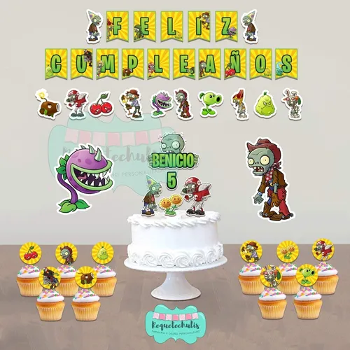 Kit Cumpleaños Deco Toppers Banderines Plantas Vs Zombies en venta en ... Kit Cumpleaños Deco Toppers Banderines Plantas Vs Zombies en venta en ...