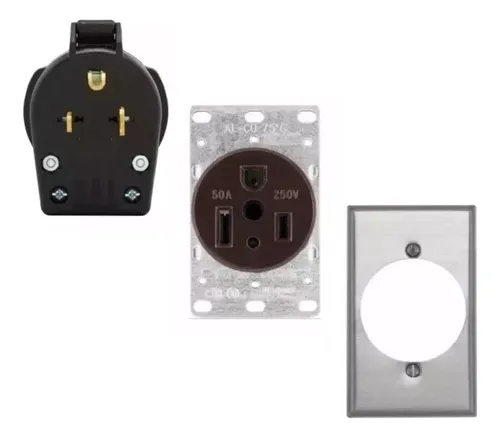 Kit Clavija + Receptaculo + Tapa Nema 6-50 Eaton Arrow Hart | Envío gratis