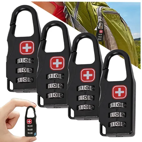 Candados Para Equipaje De Viaje, Paquete De 4 Pcs | Meses sin interés Candados Para Equipaje De Viaje, Paquete De 4 Pcs | Meses sin interés