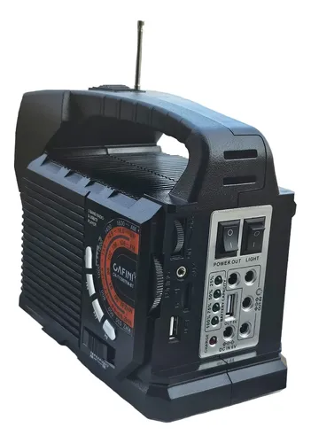 Kit Solar Portátil+panel Solar+4 Focos+radio Fm/ Cafini | Cuotas sin ...