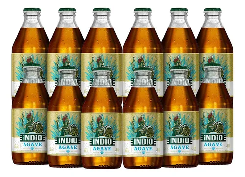 Cerveza Indio Agave Caguamita 24 Botellas De 300ml | MercadoLibre