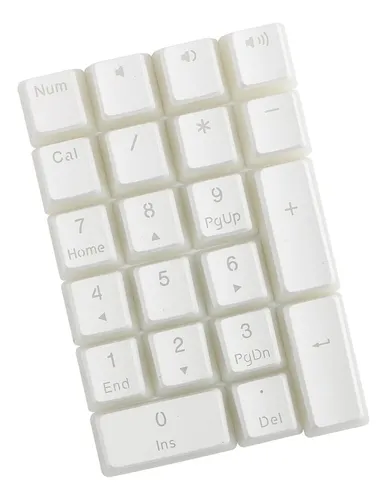 Teclado Mecánico Teclas Numéricas 21 Clave Para Oem Blanco Envío Gratis