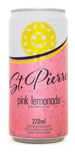 Refrigerante Saint Pierre Pink Lemonade Lata 270ml Mercadolivre
