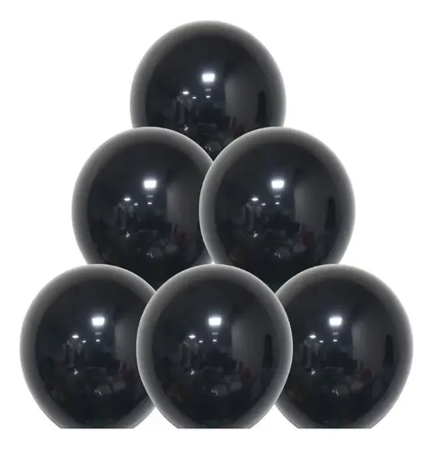 100 Globos No.12 Negro Colors 12 Estandar