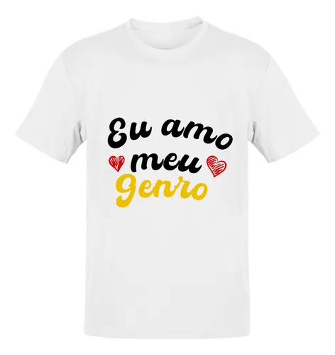 Camiseta Eu Amo Meu Genro Unissex | Parcelamento sem juros Camiseta Eu Amo Meu Genro Unissex | Parcelamento sem juros