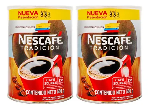 2 Café Instantaneo Nescafé Tradicional X 500g | Cuotas sin interés