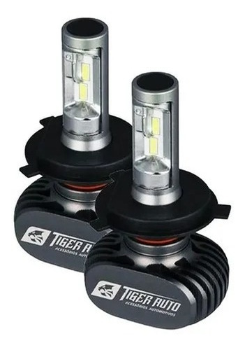 Par Lampadas Ultra Led H4 Tiger Auto 6000k Para Farol Carro ... Par Lampadas Ultra Led H4 Tiger Auto 6000k Para Farol Carro ...