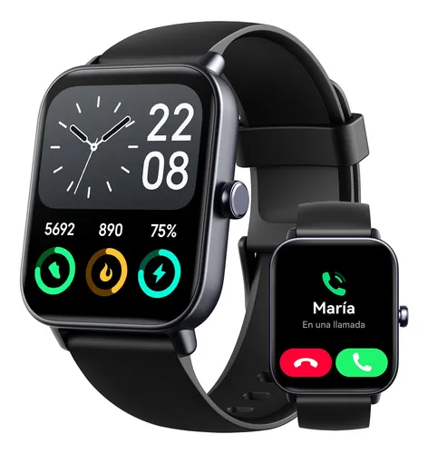 Reloj Smartwatch Hombre Mujer Alexa Bt Llamadas Impermeable Meses Sin