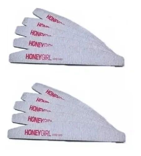 Juego de 12 lijas para uñas Honey Girl Bananão Banana 100/180 ... Juego de 12 lijas para uñas Honey Girl Bananão Banana 100/180 ...