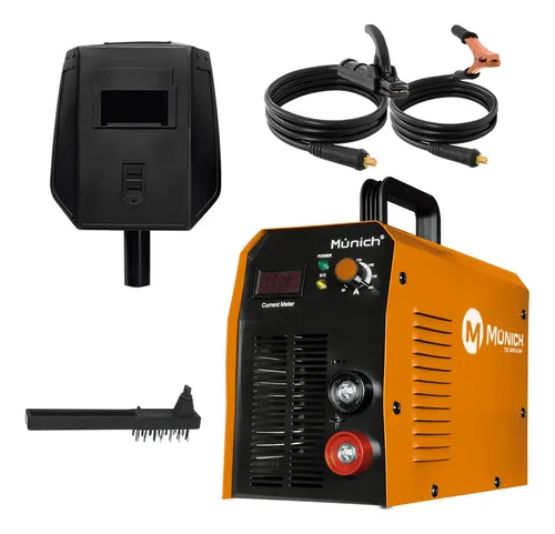 Soldadora inverter Múnich MI-200 color naranja/negro | Envío gratis