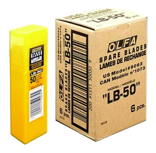Repuesto Cutter Ancho 18mm Olfa Lb50 Caja X 50u Japon Repuesto Cutter Ancho 18mm Olfa Lb50 Caja X 50u Japon