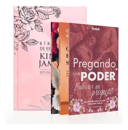 Kit 4 Livros | Como Ser Uma Mulher Cheia Do Espírito Santo | Frete grátis Kit 4 Livros | Como Ser Uma Mulher Cheia Do Espírito Santo | Frete grátis