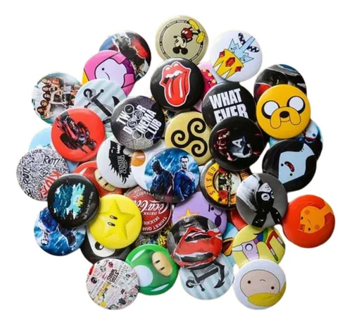 Pines De Boton , Personalizados 7.5 Cm | Meses sin interés