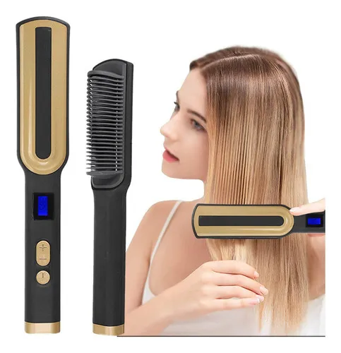 El Cepillo De Secado Led Profesional Alisa Y Da Forma Al Cabello Seco