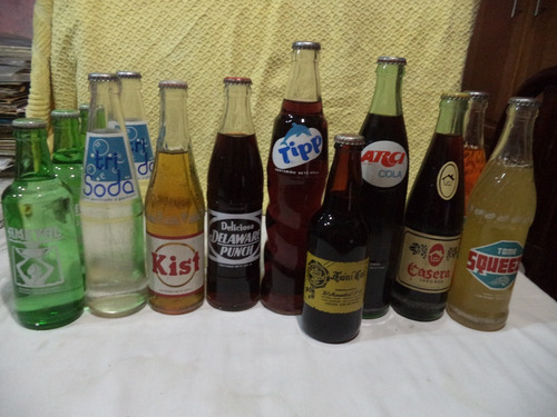 13 Botellas De Refresco Antiguas Cerradas 500 Cada Una Mercadolibre
