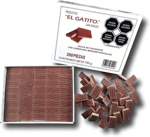 El Gatito Chocolates-dulce Típico Mexican-pack 2 Cajas C/400 | Meses ...