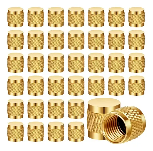 60pcs 1/4 Flare Cap Round Brass Fittings Caps W/o Ring Cap H | MercadoLivre