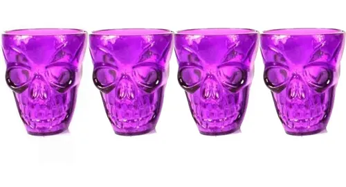 Copo Dose Shot Halloween Hiperfesta Caveira 4un Cor Roxo | Parcelamento ... Copo Dose Shot Halloween Hiperfesta Caveira 4un Cor Roxo | Parcelamento ...