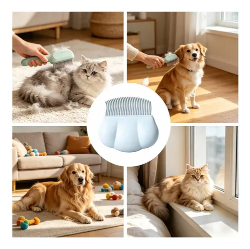 Cepillo Antipelo Para Gatos Suave Eficiente | Meses sin interés