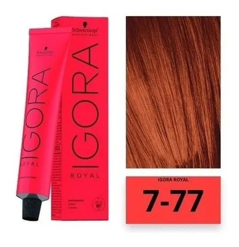Tintura Igora Royal Tono 7.77 Schwarzkopf 60g Bp | MercadoLibre