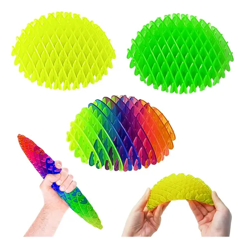 Fidget Worm Toy Hcusus, 3 Pacotes Elásticos Para Crianças E ...