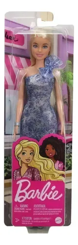 Vestido Azul Rubio Para Muñeca Barbie Grb32 Mattel Mercadolibre