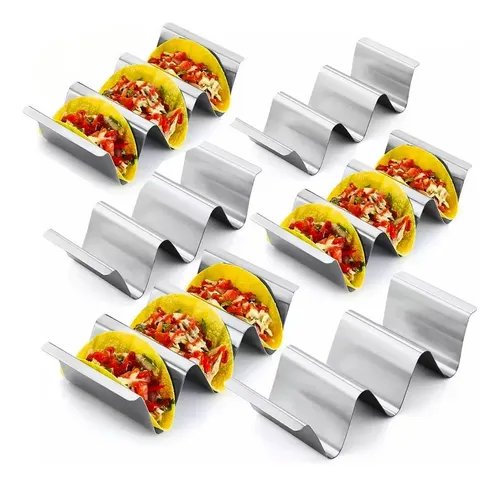 U-taste Soportes Para Taco Acero Inoxidable Porta Tacos 6pcs | MercadoLibre