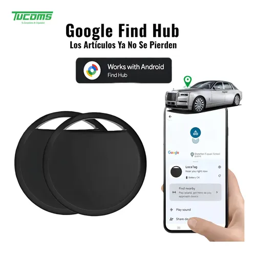 Tucoms 2pzs Mini Multiusos Android Smart Tag Localizador Rastreador ...