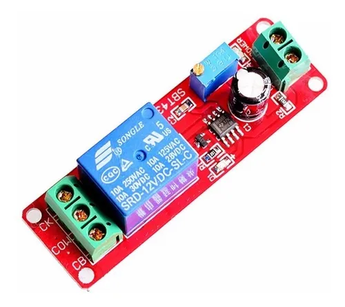 Modulo Relay Dc 12v Delay Shield Ne555 Timer Switch Power Modulo Relay Dc 12v Delay Shield Ne555 Timer Switch Power