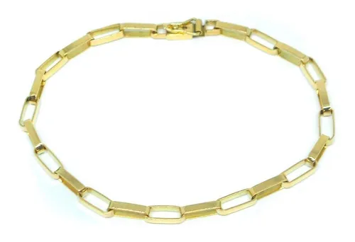 Pulseira Masculina Tijolinho Em Ouro 18kl 10 Gramas Maciça Pulseira Masculina Tijolinho Em Ouro 18kl 10 Gramas Maciça