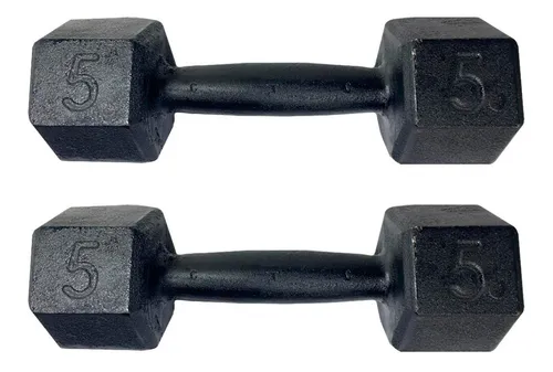 Par Halter Dumbell Peso Para Academia Sextavado Pintado 5kg Cor Preto ... Par Halter Dumbell Peso Para Academia Sextavado Pintado 5kg Cor Preto ...