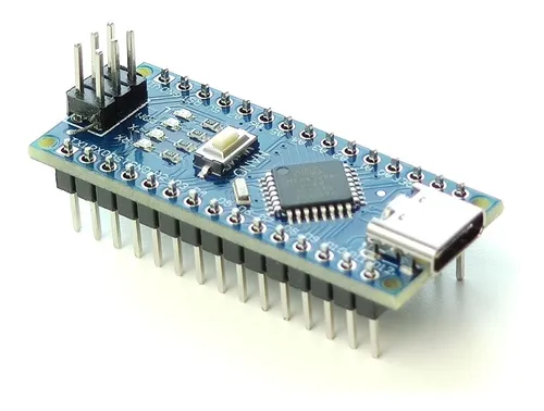 Placa Nano V3 Soldada Atmega328 Ch340 Usb Tipo C Unoelectro Placa Nano V3 Soldada Atmega328 Ch340 Usb Tipo C Unoelectro