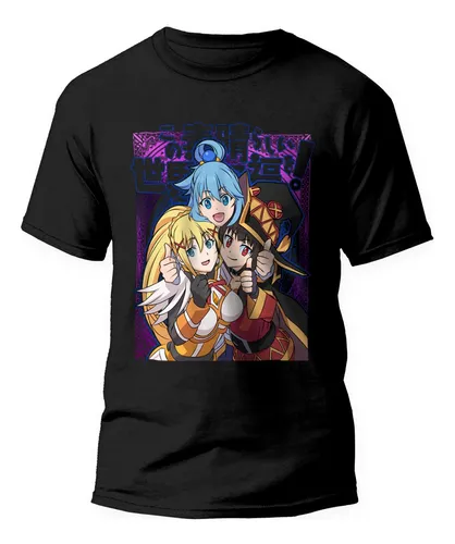 Camiseta Anime Megumi Aqua Darkness Konosuba Kono Subarashii ... Camiseta Anime Megumi Aqua Darkness Konosuba Kono Subarashii ...