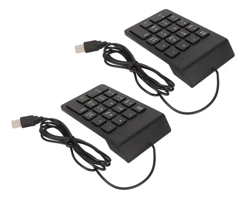 Teclado Numérico Con Cable 18 Teclas Conector Usb Ergonómi Cuotas