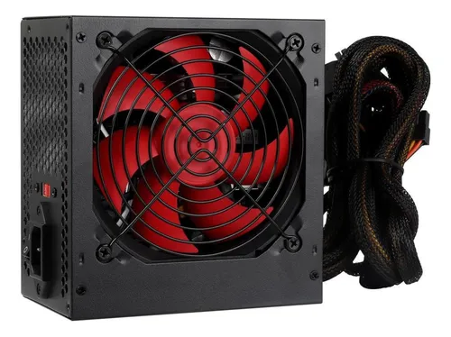 Fonte 500w Fortrek Crusader Bivolt Atx Pc Cooler 12cm