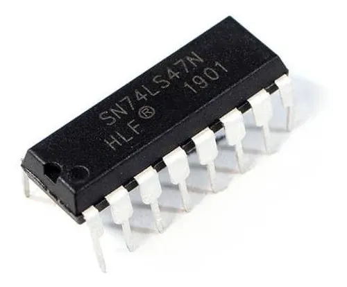 Decodificador Ttl Sn74ls47n Bcd A 7 Segmentos Pack X 2 Decodificador Ttl Sn74ls47n Bcd A 7 Segmentos Pack X 2