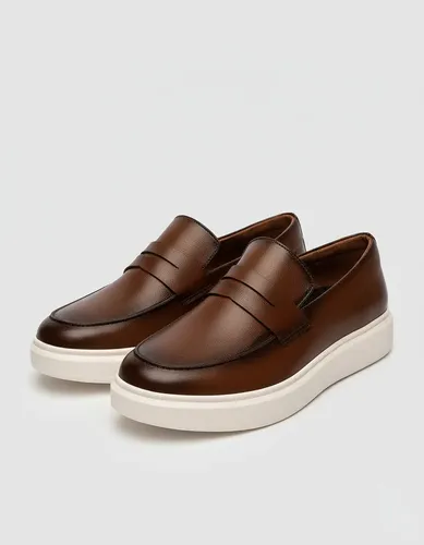 Sapato Loafer Masculino Mocassim Couro Casual Comfort Luxo | Frete grátis