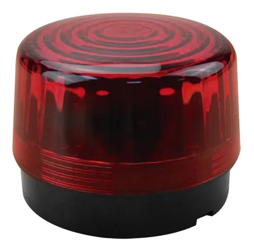 Estrobo 55 Leds Alta Luminosidad Opción Respaldo Batería 9v Rojo ...