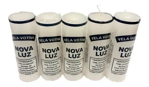 Velas 7 Dias Branca Vela Sete Dias Branca 250gr 5 Unidades | MercadoLivre Velas 7 Dias Branca Vela Sete Dias Branca 250gr 5 Unidades | MercadoLivre