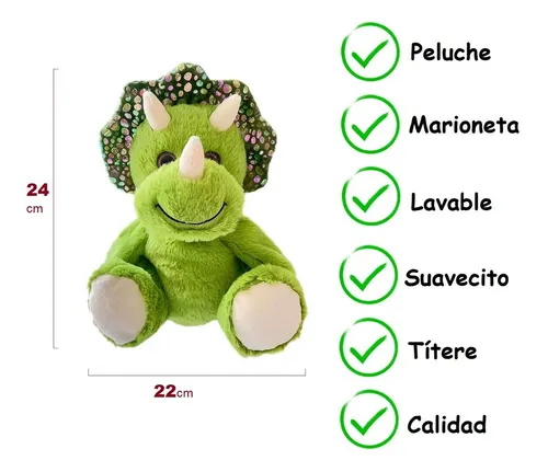 Títere De Mano Peluche Suavecito Juguete Bebé Dinosaurio en venta en ... Títere De Mano Peluche Suavecito Juguete Bebé Dinosaurio en venta en ...