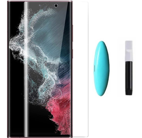 Vidrio Templado Curvo Para Samsung Galaxy S22 Ultra Cuotas Sin Interés